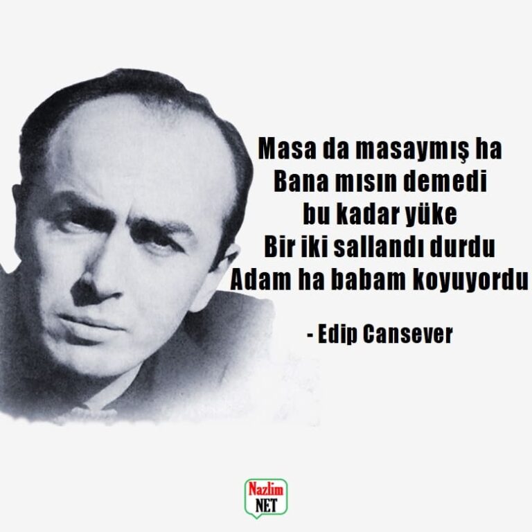 Edip Cansever şiirleri - En güzel ve kısa 15 şiiri