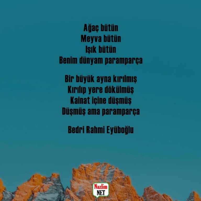 Bedri Rahmi Eyüboğlu şiirleri - En güzel 15 şiiri